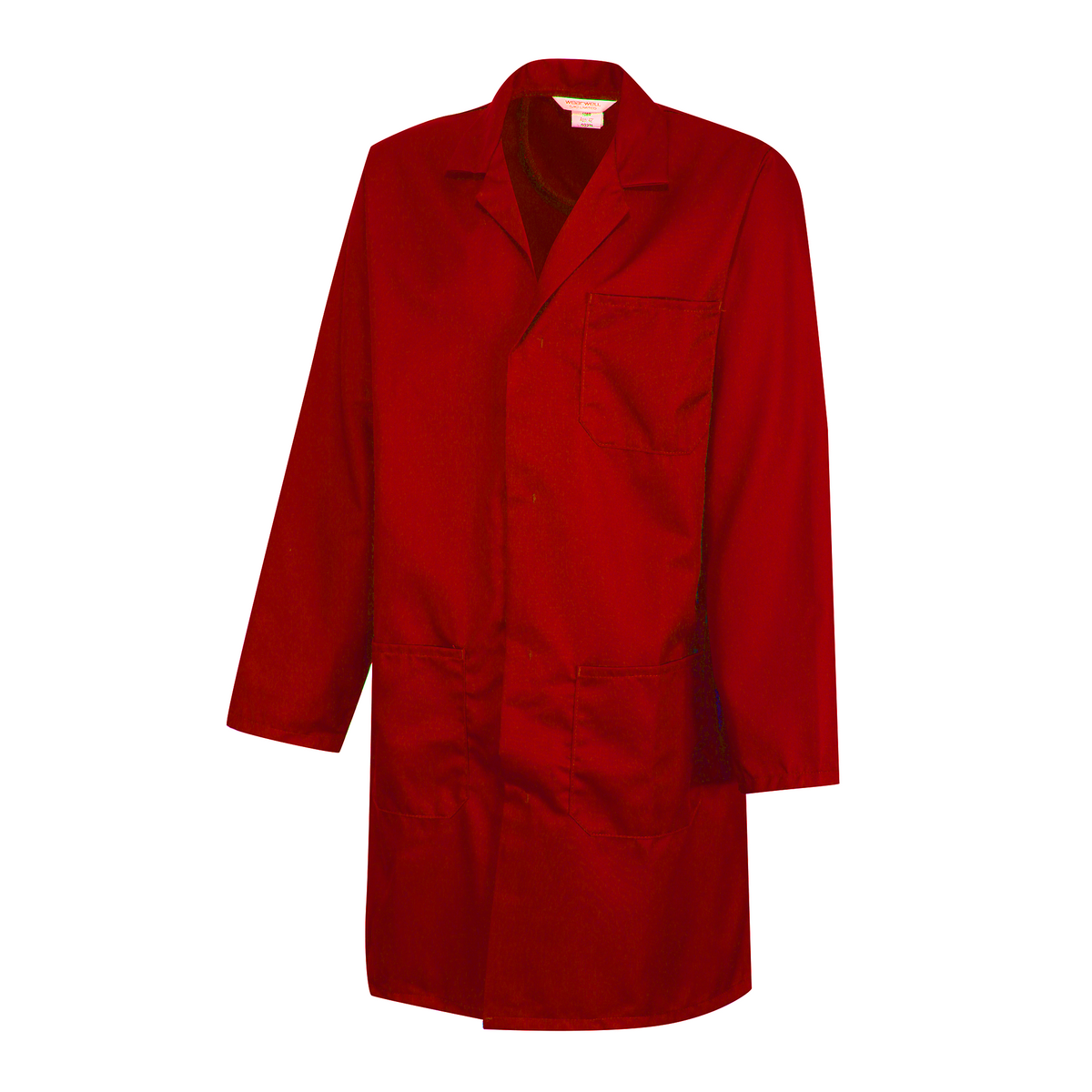 Red Polycotton Coat- Wearwell – Wearwell (UK) Ltd